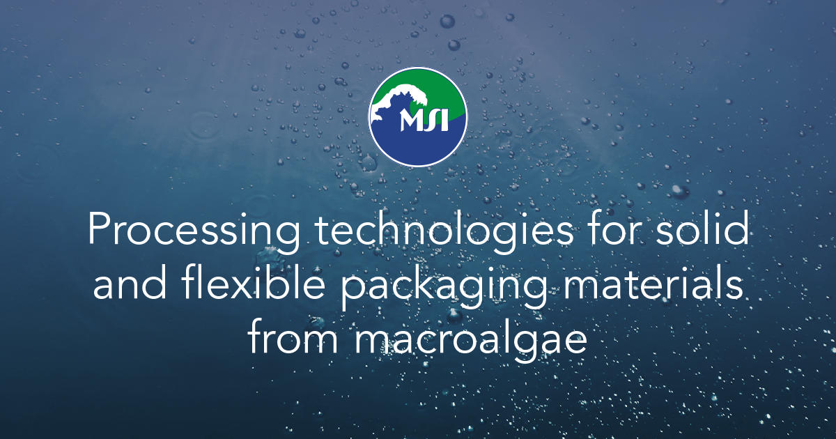 Processing technologies for solid and flexible packaging materials from ...