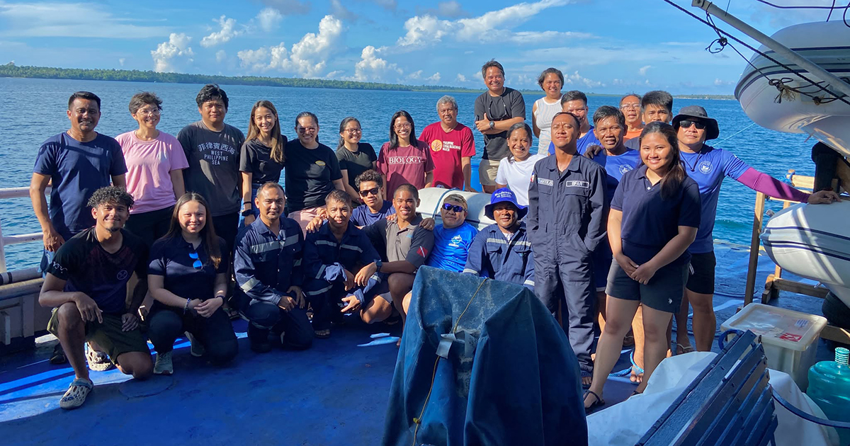UP, DENR-BMB, and NAVMETOC conduct research at the West Philippine Sea ...